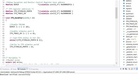 Solved I Cannot Display Hello World On Port 0 I Have The Stmicroelectronics Community