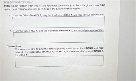 Solved Instructions Using Cisco Packet Tracer And The Chegg Com
