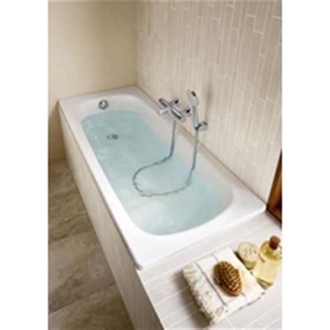 Baignoire Contesa - ROCA - 170x70 cm - Acier émaillé - Blanc ...