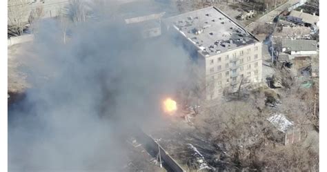 Най малко 20 души са били били убити в Донецк от отломки от прехваната