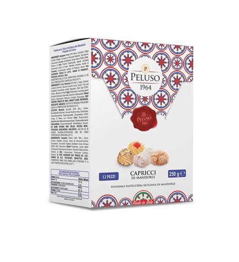Peluso Assorted Almond Paste Cookies 250g Caputos Market And Deli