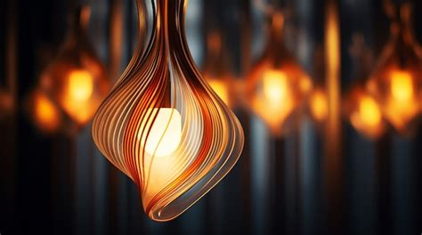 Modern 3d Lamp Design Ai Generated Image
