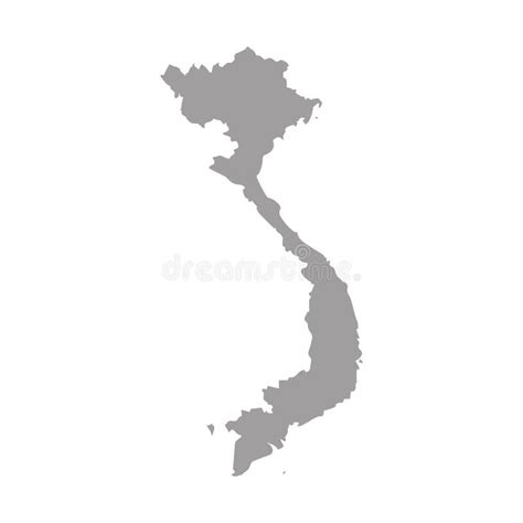 High Detailed Vector Map United States Stock Vector Illustration Of
