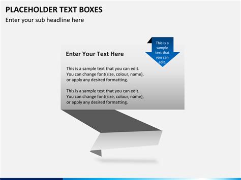 Placeholder Text Boxes Powerpoint Sketchbubble