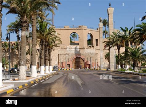 Tripoli Libya View Of The Red Castle Whose Foundations Date Back To