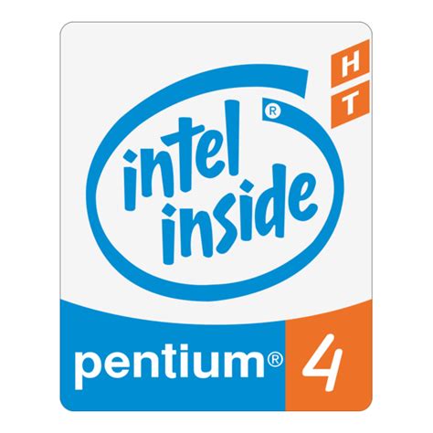 Intel Pentium 4 Ht Logo Png Vector Cdr Free Download