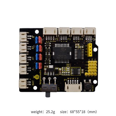Ks0435 Keyestudio Motor Drive Shield — Shield For Arduino Documentation