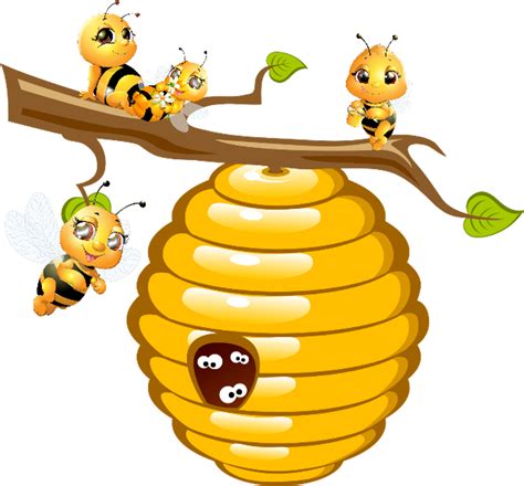 Download Bees Hive Honey Bee Clipart Png Download 4062423