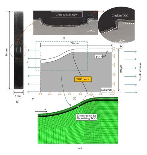 The Modeling History And Fem Model A The Rectangular Specimen B