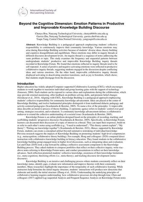 pdf beyond the cognitive dimension emotion patterns in productive