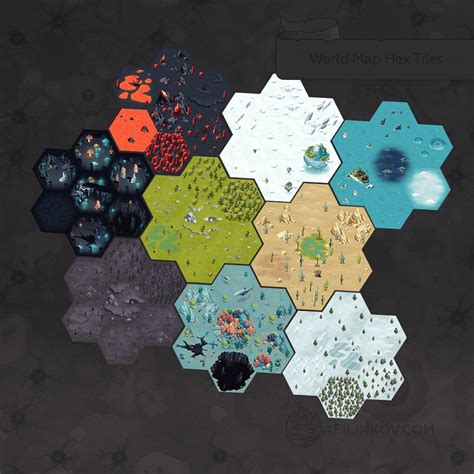 World Map Hex Tiles Dnd Pathfinder Etc R Afilinkov