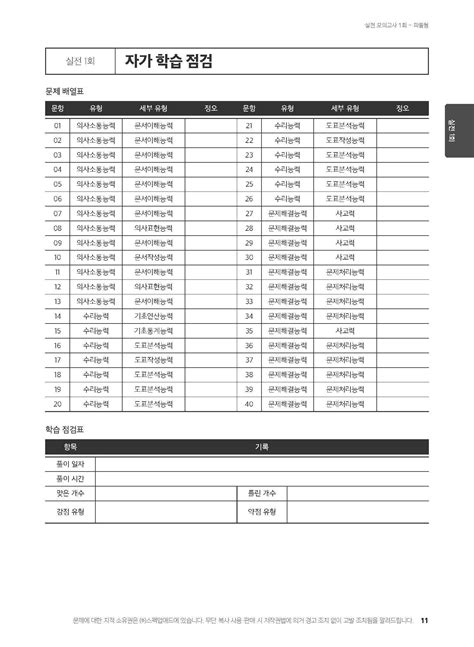 알라딘 미리보기 2022 하반기 최신판 위포트 공기업 Ncs 통합 실전 봉투모의고사 7회
