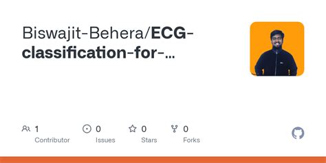 Github Biswajit Behera Ecg Classification For Arrhythmia