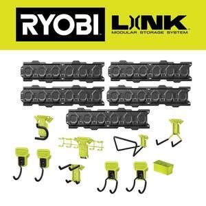 Ryobi Link 20 Piece Wall Storage Kit Stm509k The Home Depot