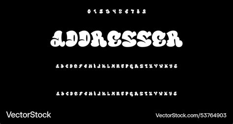 Classic Street Art Graffiti Font Type Alphabet Vector Image