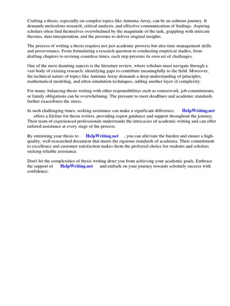 Thesis Antenna Array Pdf Antenna Radio Electronic Engineering