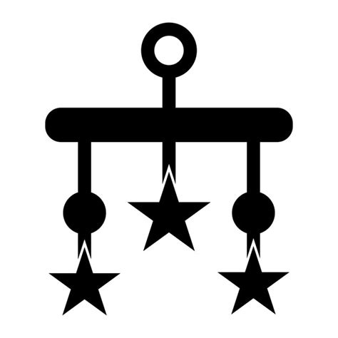 Premium Vector Crib Toy Vector Icon Design Illustration