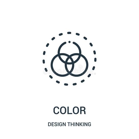 Color Icon Vector From Design Thinking Collection Thin Line Color Outline Icon Vector
