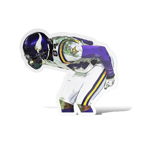 Randy Moss Mooning Minnesota Vikings Football Glossy Sticker Etsy