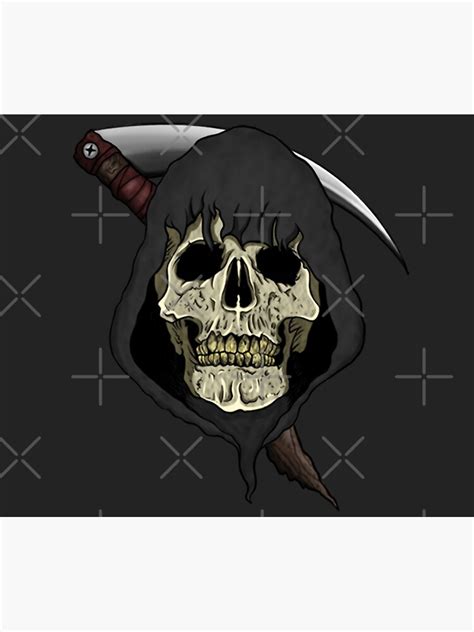 Skullscythe Poster For Sale By Artereine Redbubble