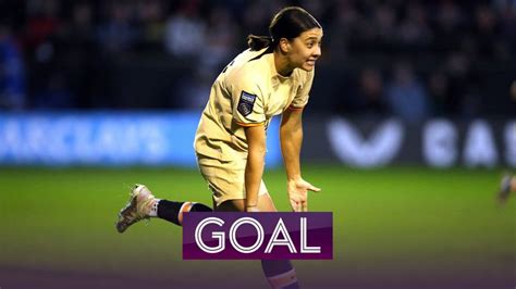 Aston Villa 0 3 Chelsea Sam Kerrs 50th Wsl Goal Helps Emma Hayes