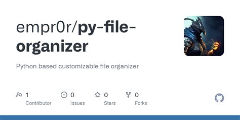 Github Empr0rpy File Organizer Python Based Customizable File Organizer