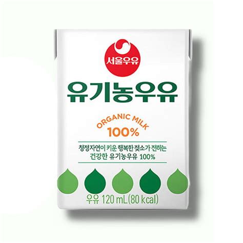 서울우유 유기농 우유 120ml 멸균 [4개] 에누리 가격비교