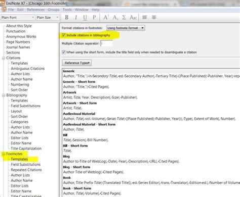 I Need The Citation To Be Inserted In The Footnote Only Not Under