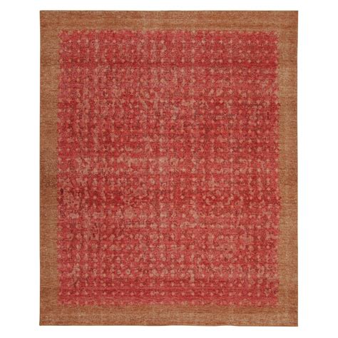 Rug And Kilims Distressed Style Transitional Rug In Red Geometric