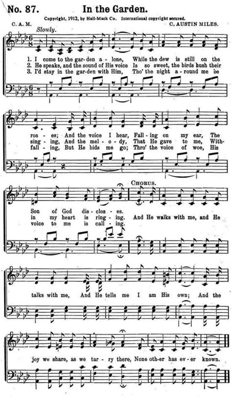 Free Printable Vintage Hymns Sheet Music Hymn Sheet Music Sheet