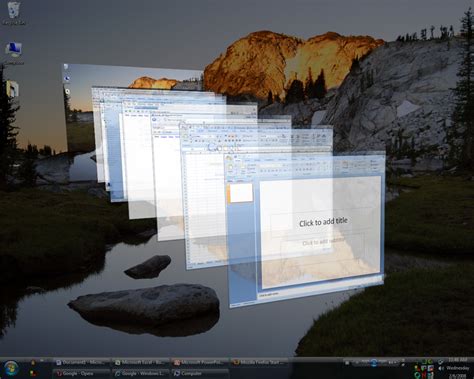 The Windows Vista 3D Task Switcher
