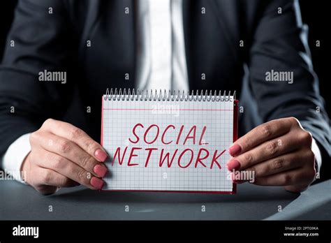Conceptual Caption Social Network Internet Concept A Framework Of