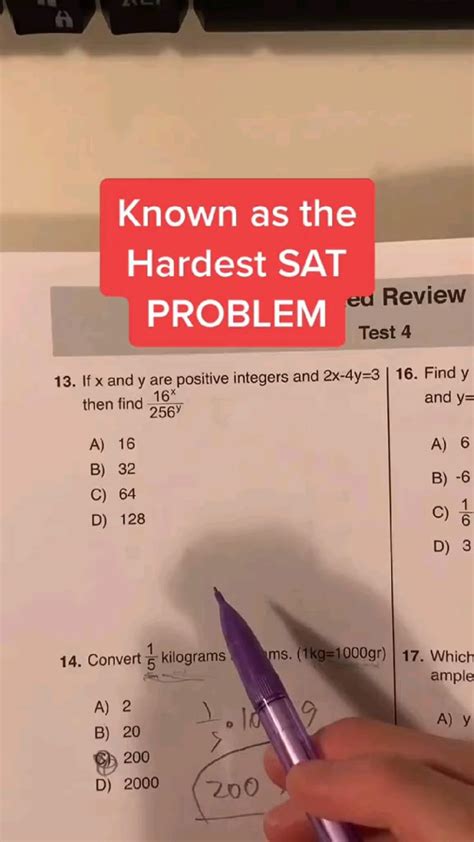 New Hard Sat Question Math Lessons Life Hacks For School Teaching Math Strategies