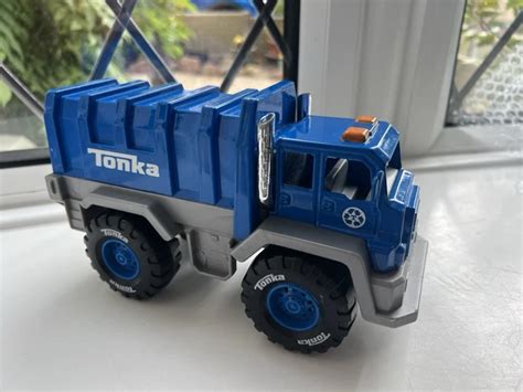 Tonka Garbagerecycling Truck Mighty Metal Fleet 8” Blue Metal