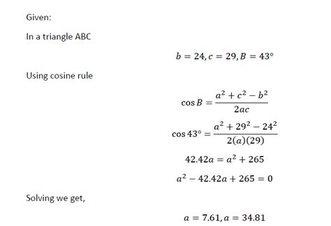 Answered Determine The Number Of Triangles Abc Bartleby