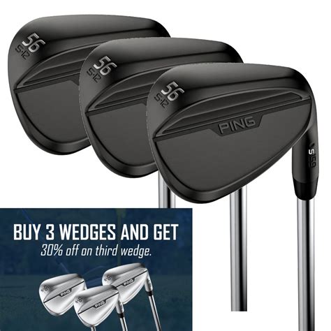 Ping S159 Midnight X3 Wedge Pack Custom