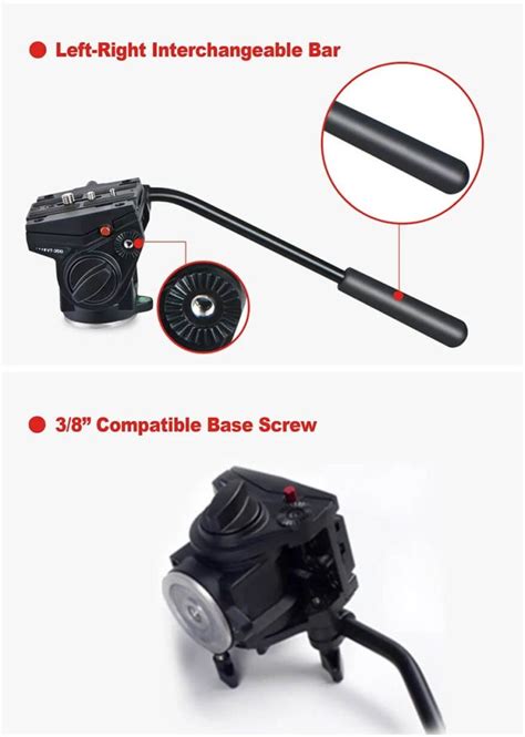 Kingjoy VT-2000 high quality 3 sections heavy duty aluminum tripod ...