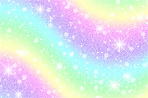 그라데이션 무지개 반짝이 배경 무료 벡터