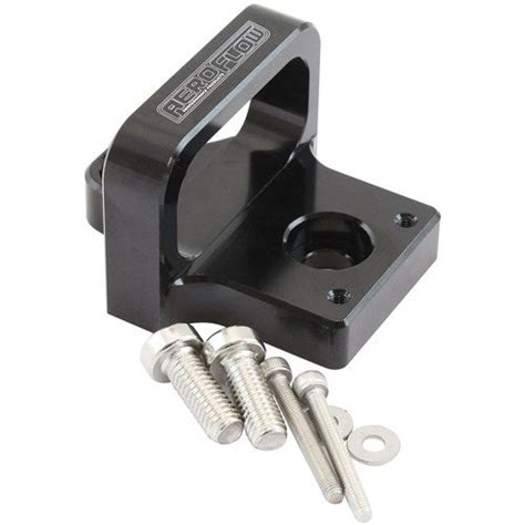 3 Port Boost Solenoid Sensor Mounting Bracket Black Finish