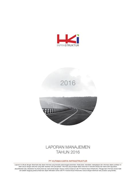 Laporan Manajemen 2016 Info Halaman 1 PDF Online PubHTML5