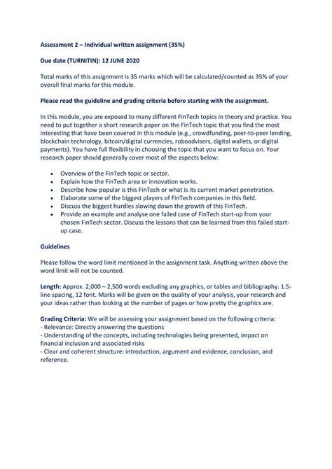Fintech Individual Written Assignment Fin62504 Fintech And Innovation Taylors Thinkswap
