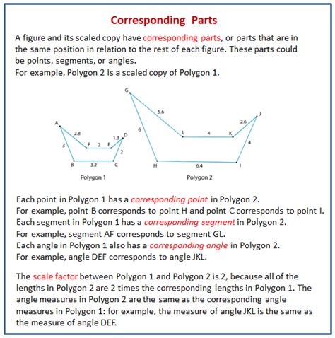 Examples Of Corresponding Parts At Gloria Moreno Blog