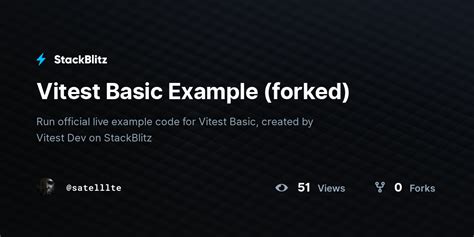 Vitest Basic Example Forked Stackblitz