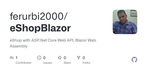 Github Ferurbi Eshopblazor Eshop With Asp Net Core Web Api Blazor Web Assembly