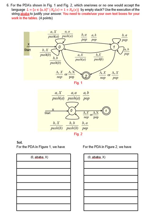 Solved For The Pda S Shown In Fig And Fig Which Chegg