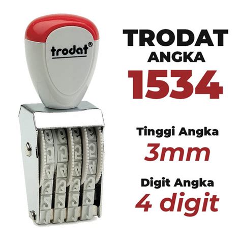 Jual Stempel Angka Trodat Numbering 1534 Original Jakarta Pusat