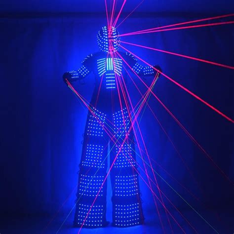 Led Robot Suits Robot Costume David Guetta Led Robot Suit With Laser