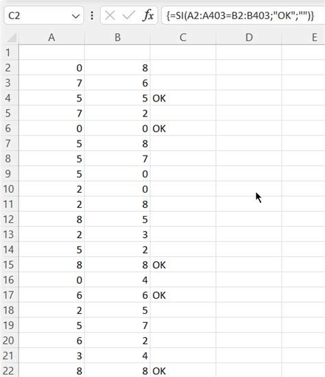 [xl 2016] valeur sans utiliser une boucle macros et vba excel