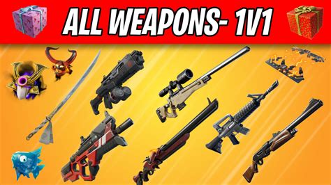All Weapons 1v1 6331 9844 4339 By Tnnk Fortnite Creative Map Code