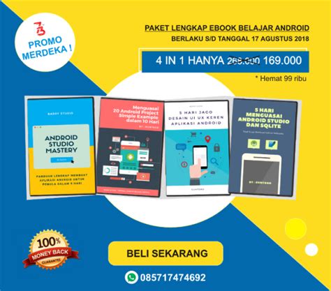 Paket Belajar Android Studio Badoy Studio
